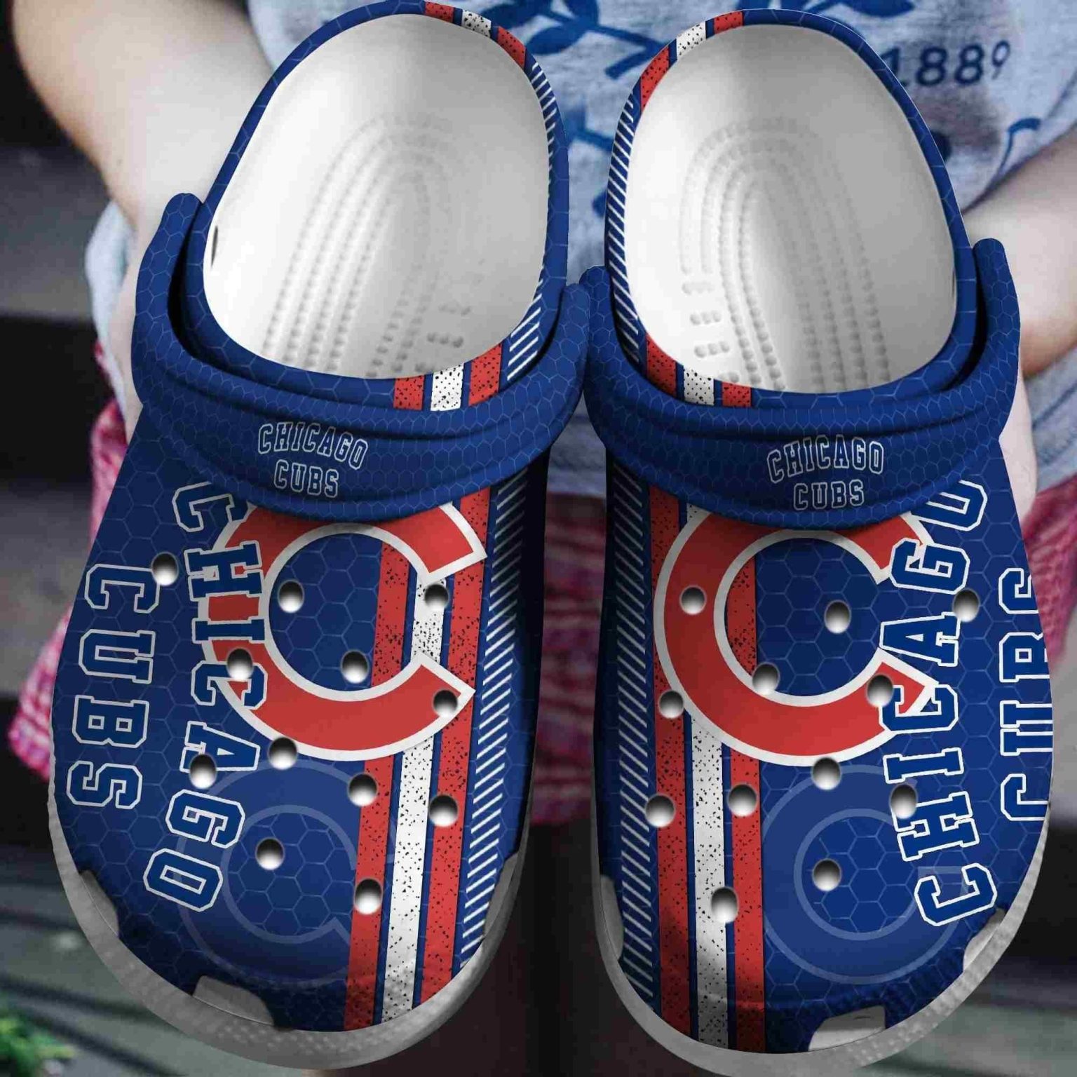 Footwearmerch Chicago Cubs MLB Sport Crocs Crocband Clogs Shoes ...