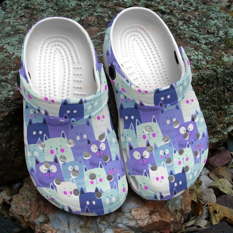 Footwearmerch Hello Kitty So Cute Pink White Clogs Shoes - Footwearmerch