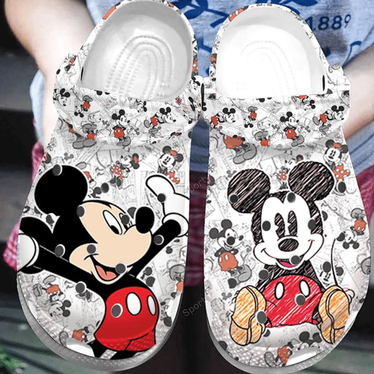 Footwearmerch Mickey Mouse Crocs Clog Shoes - Footwearmerch