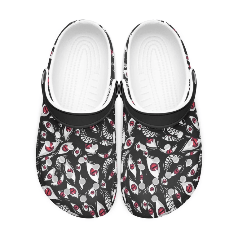 Footwearmerch Zenitsu Agatsuma Demon Slayer Custom Clogs - Footwearmerch