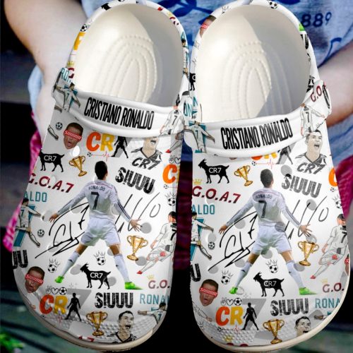 Footwearmerch Cristiano Ronaldo CR7 Crocs Crocband Clogs Shoes ...